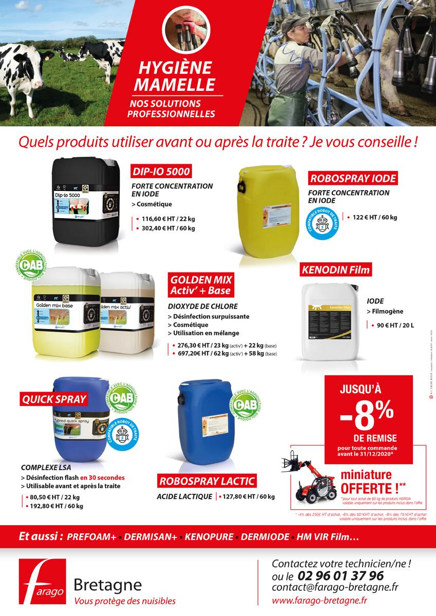 Produits de lutte contre les nuisibles et produits d’hygiène